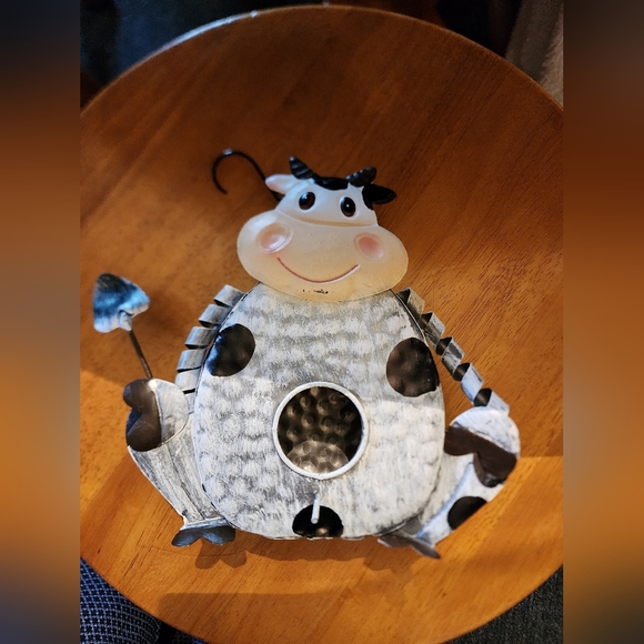 Source Unknown | Other | Cute Metal Hanging Cow Birdhouse 78 In | Poshmark